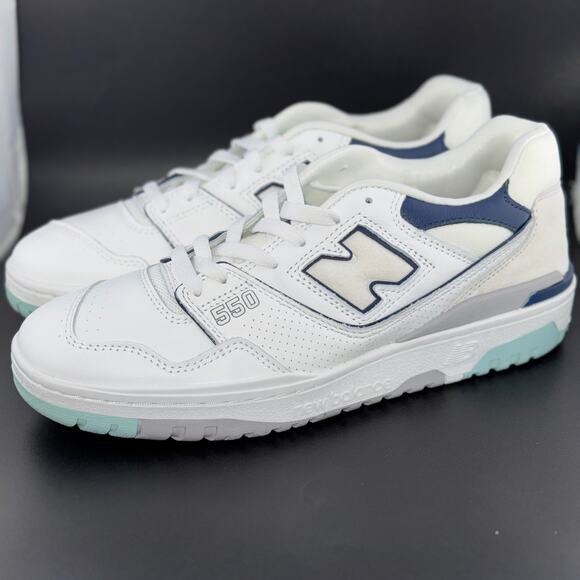 Nike | Shoes | New Balance 55 White Winter Fog Navy | Poshmark